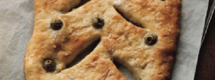 Olive fougasse | Eggcellentrecipes.com